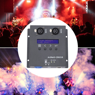Pknight ArtNet DMX 512 Ethernet Lighting Controller Interface Easy to ...