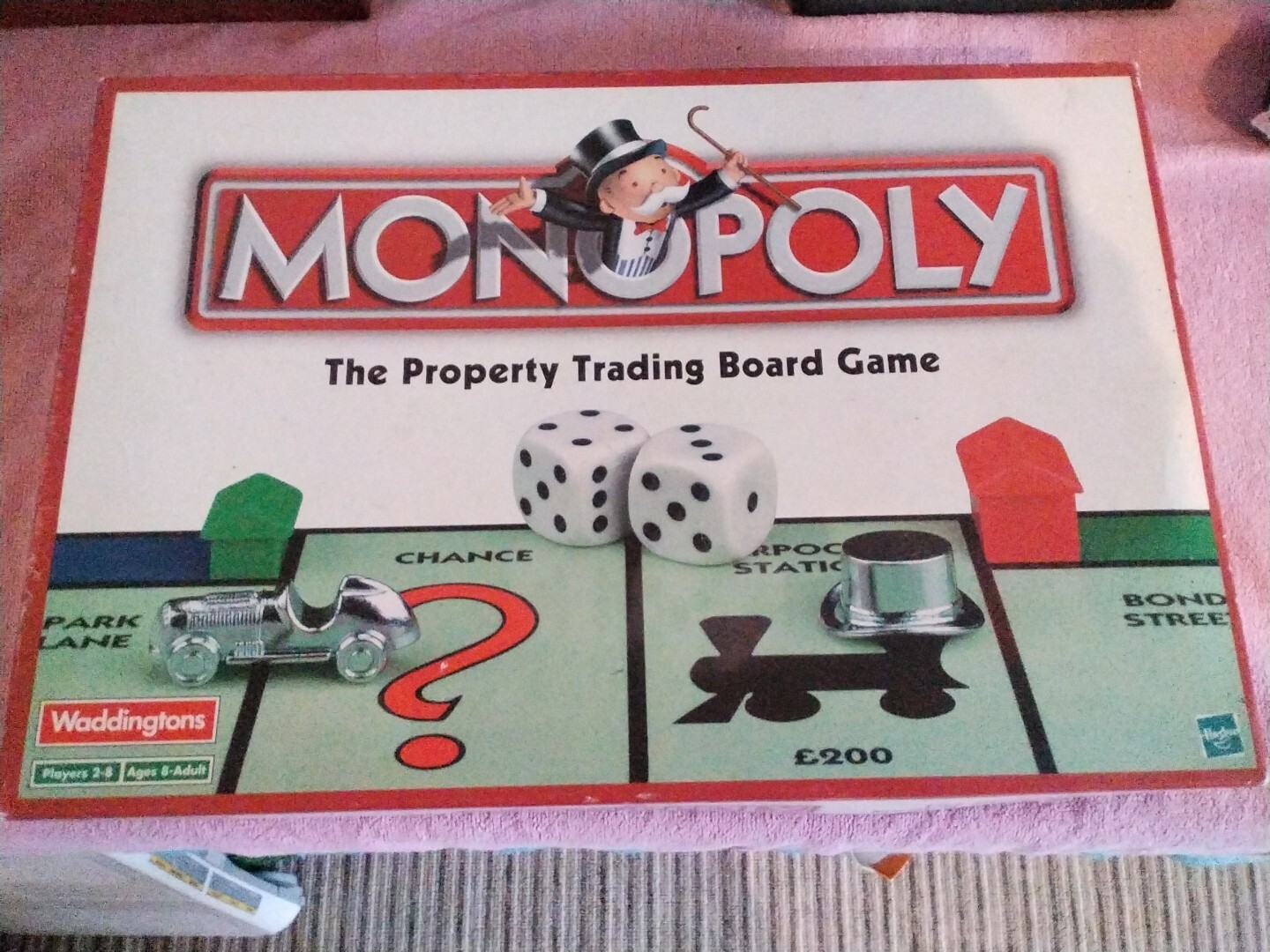 2002 Monopoly Game, Complete With Signs Of Usage, Used. Hasbro ...