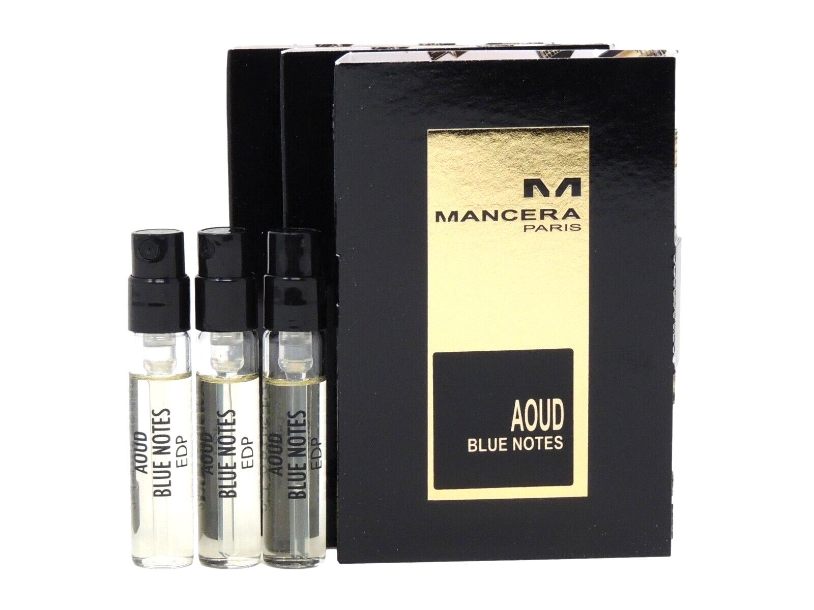 MANCERA AOUD BLUE NOTES EDP 2.0ml .06fl oz x 3 COLOGNE PERFUME SPRAY ...