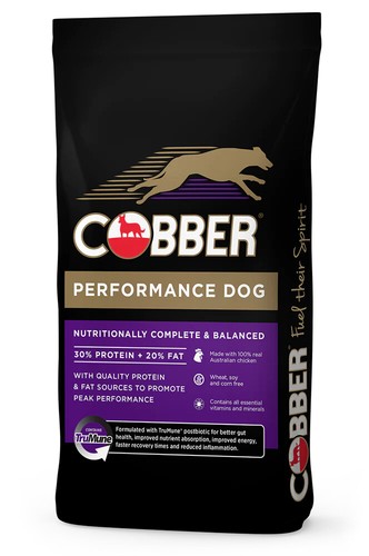 Cobber Performance Nutritionally Complete & Balanced Dog Dry Food 20kg ...