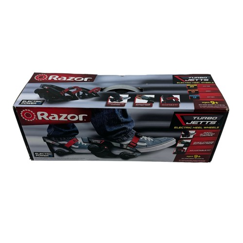Razor Turbo Jetts Electric Heel Wheels Foot Activated 30 Min Runtime ...