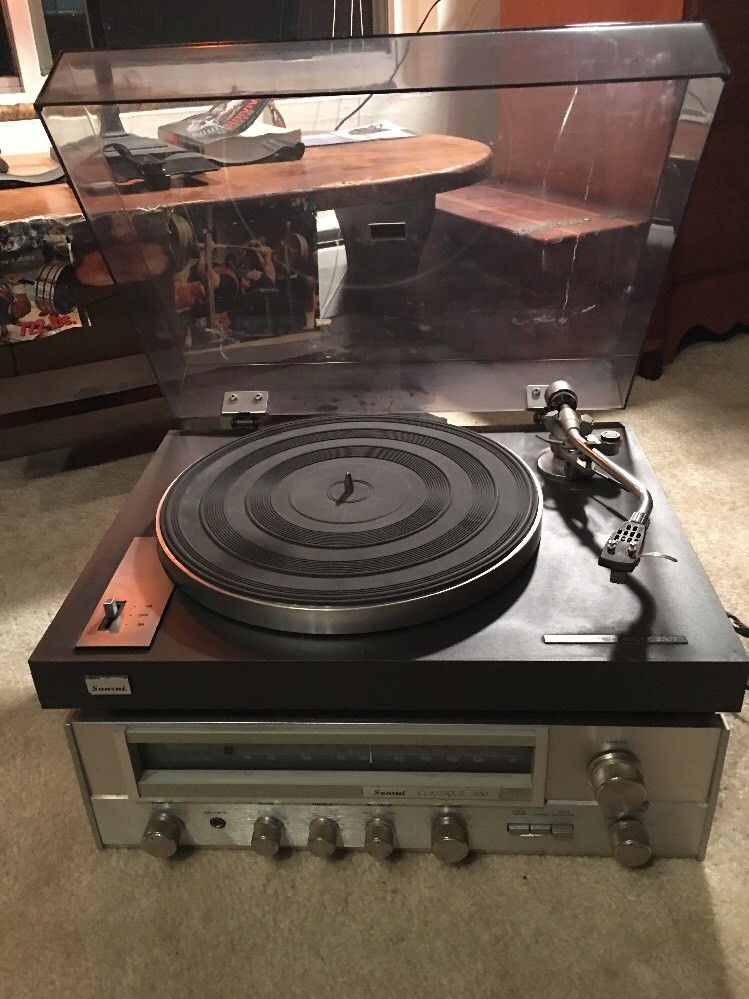 Sansui Classique 250T;Receiver & Turntable;Late 1960's;sold for parts ...