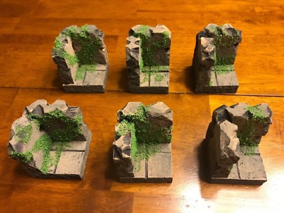 Dungeon Cave Corner Wall Modular Tile Set 28mm Dungeons & Dragons ...