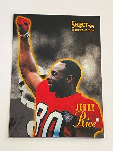 1995 Select Certified Edition Football #49 - Jerry Rice - San Francisco ...