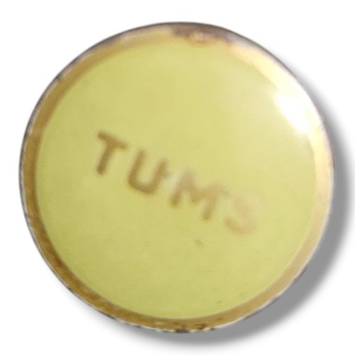 1940’s TUMS Green Tin 10 Cent Roll Of Tums For The Tummy Push Up Bottom ...