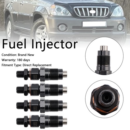 4PCS Fuel Injector 33800-42500 Fit Hyundai D4BH D4BF Pickup H100 ...