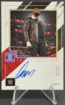 2022 Panini WWE IN-OMS Omos 16/25 Impeccable Autographs WWF | eBay