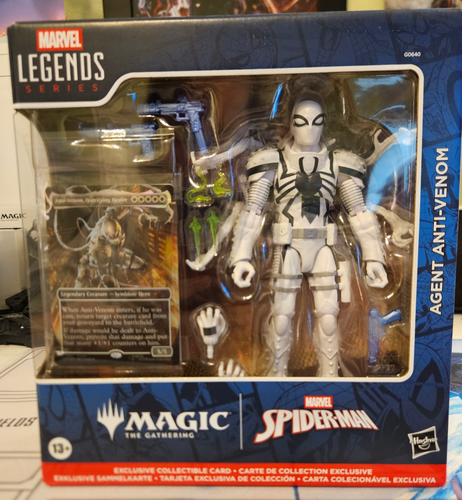 IN STOCK! Hasbro Marvel Legends x Magic: The Gathering Agent Anti-Venom ...
