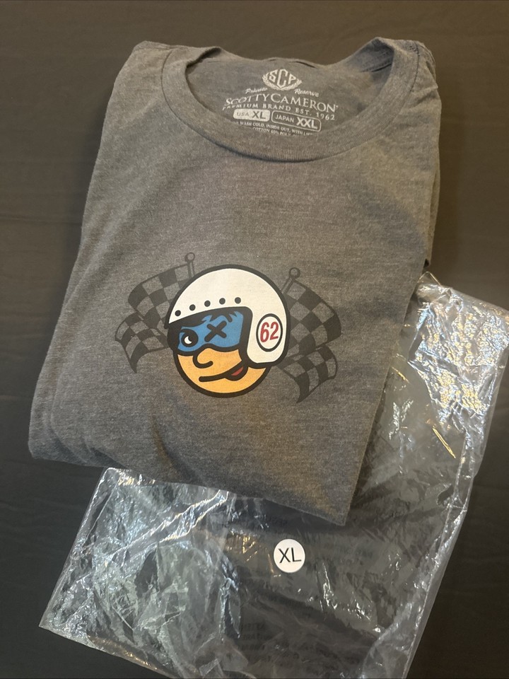 Scotty Cameron Johnny Racer Speed Shop CT Gray T-shirt SS / XL / NEW | eBay