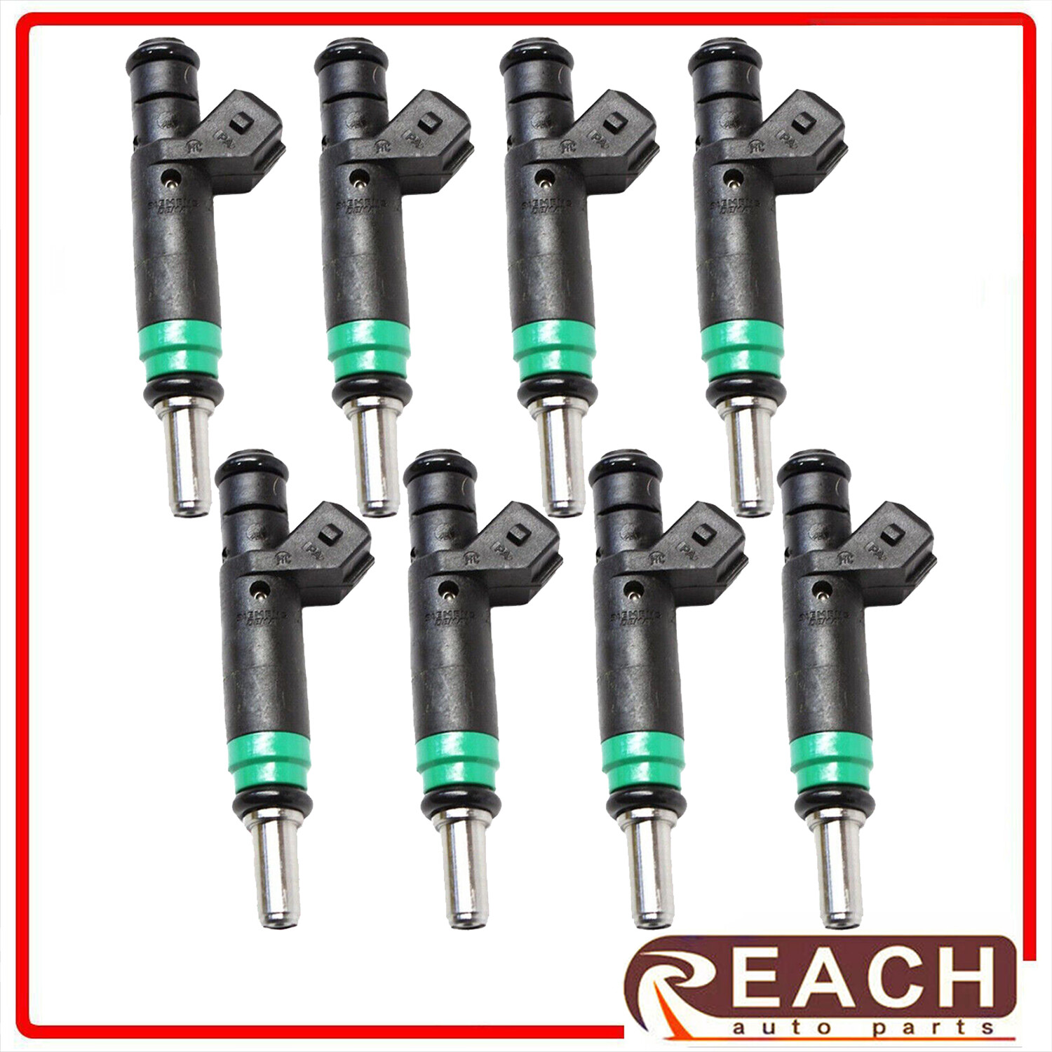 Set of 8 Fuel Injector FJ739 For BMW 550i 650i 645Ci 750i 750Li X5 4.4L ...