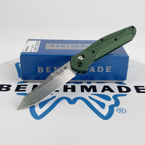 Benchmade 940 Osborne CPM S30V Blade Green Handle AXIS Lock Folding ...