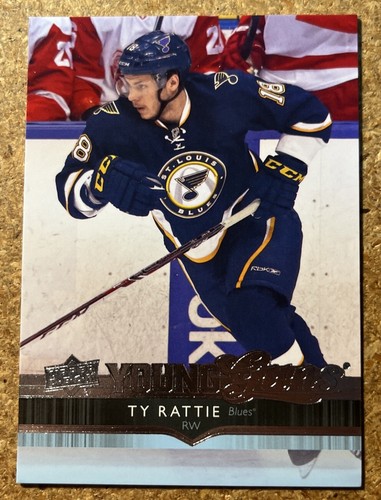 2014-15 Upper Deck Young Guns Ty Rattie #242 RC Rookie St. Louis Blues ...