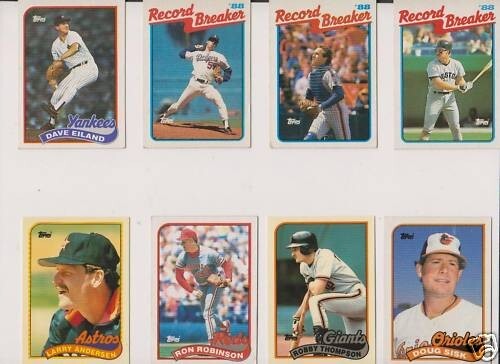1989, '90, '91 TOPPS BASEBALL, COMPLETE YOUR SET, PICK 25, NM/MT! | eBay