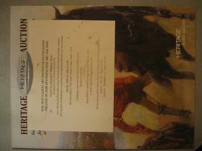 Heritage Auction Catalog May 2006, Collection of Texas Family,Paintings ...