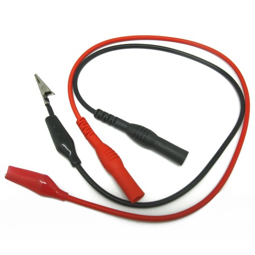 Two insulated Alligator Clip lead sets 4 FLUKE EXTECH multimeter44cm ...