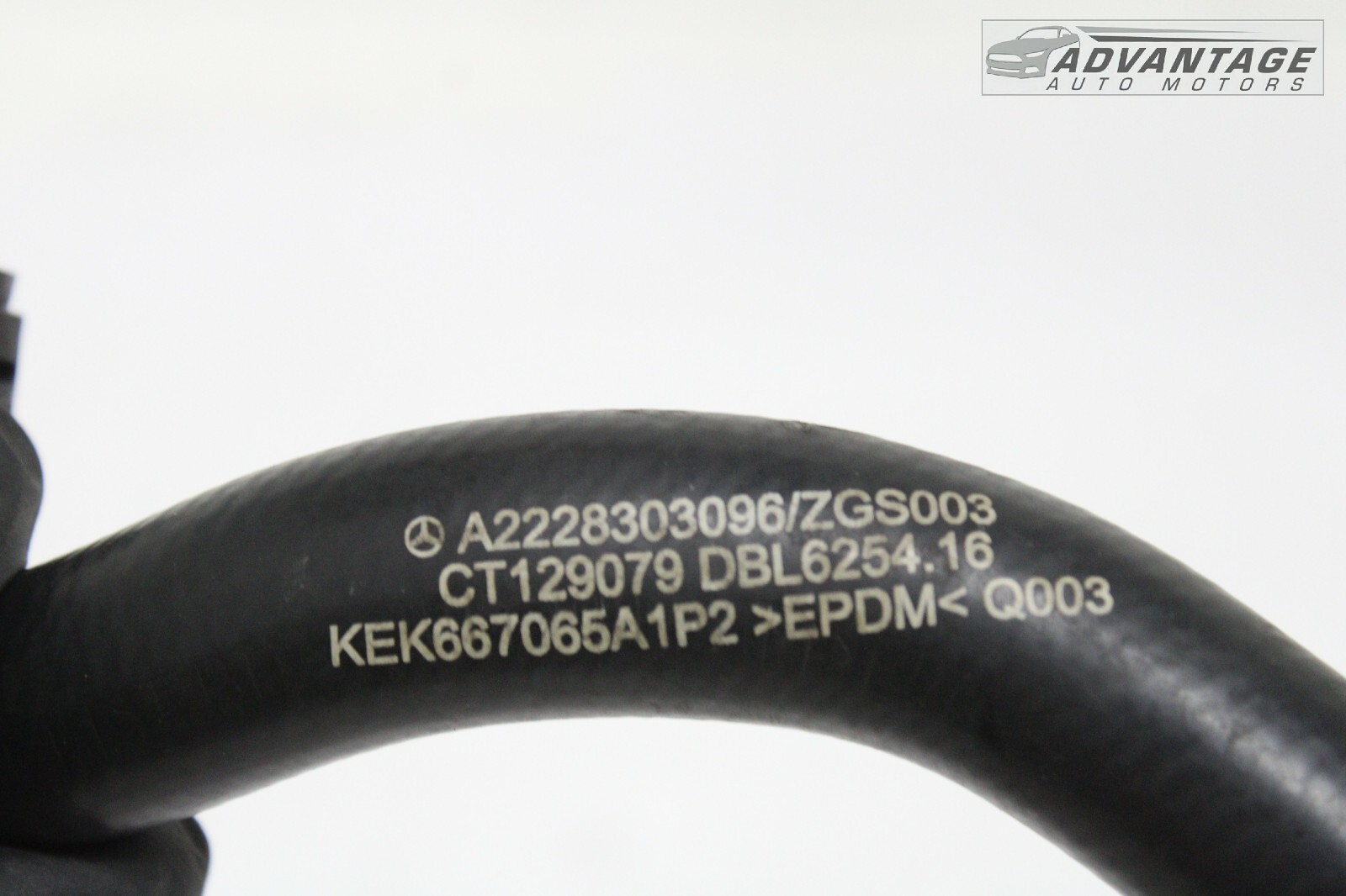 2014-2017 MERCEDES S550 W222 HEATER CONTROL SOLENOID VALVE OUTLET HOSE ...