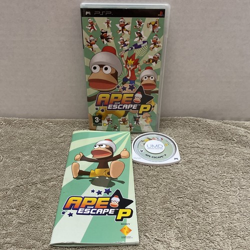 Ape Escape P Sony PSP PlayStation Game PAL Complete With Manual TESTED ...