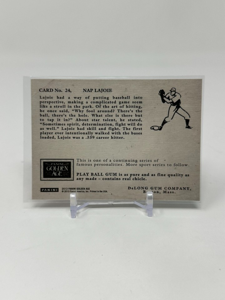 2013 Panini Golden Age Baseball Nap Lajoie Card #24 | eBay