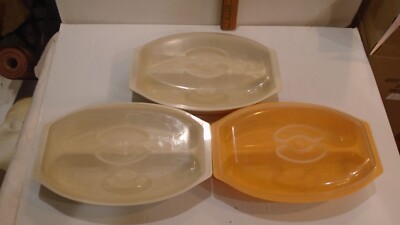 3 Miracle Ware by Progressive Fish & Vegetable Microwave Steamer, U.S.A ...