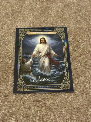 Jesus Christ The Miracle Worker Collectible Faith Card Faith Wonder ...