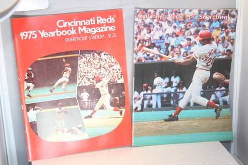 1975 Cincinnati Reds Yearbook Riverside Stadium and Scorebook Magazines ...