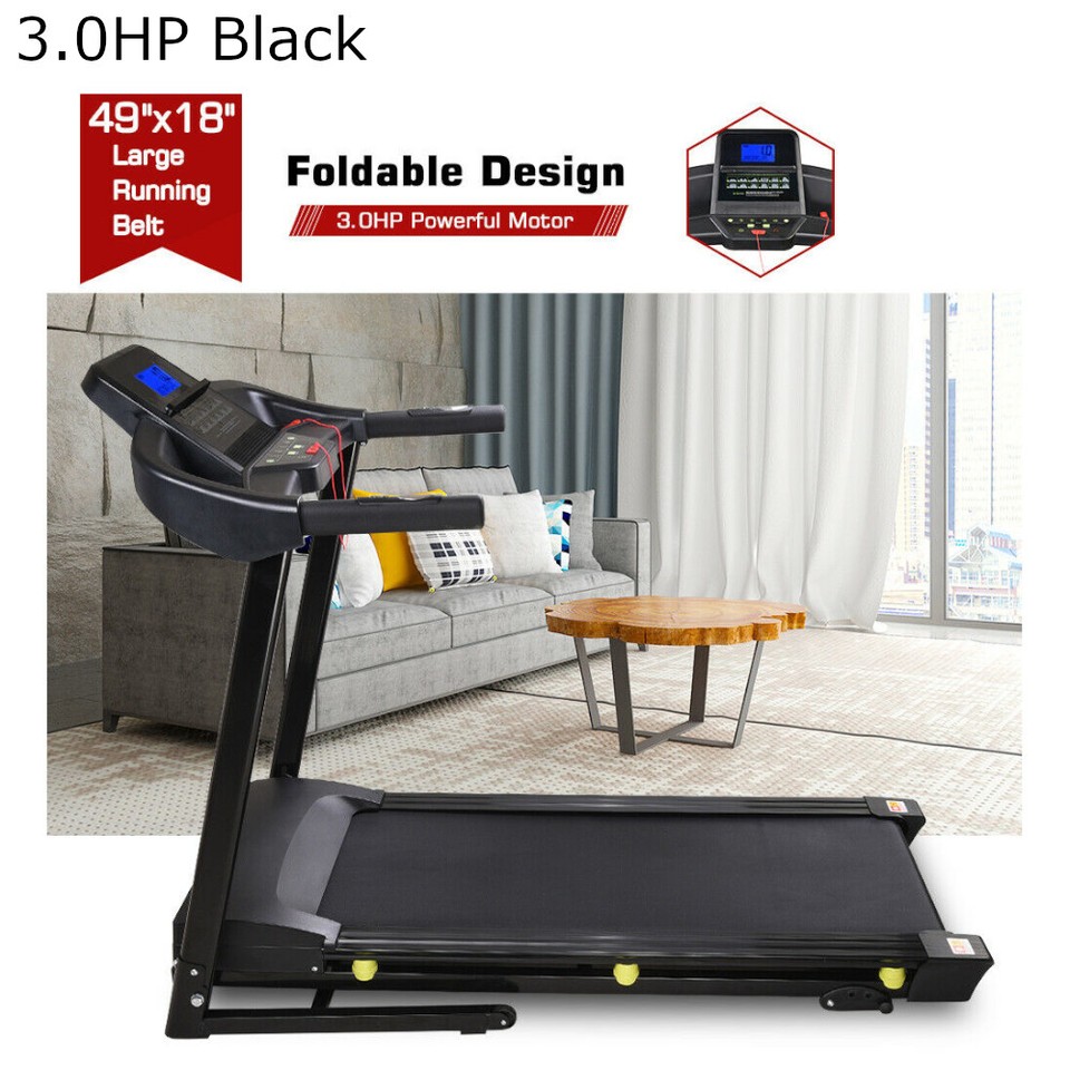 Electric Treadmill Motorized Running Machine Fitness Exercise Folding ...