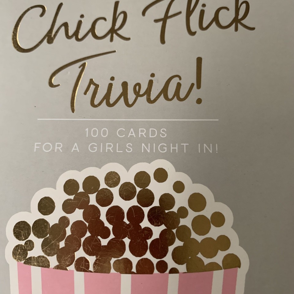 Chick Flick Trivia Girls Night Card Game Romantic Classics Modern Day ...