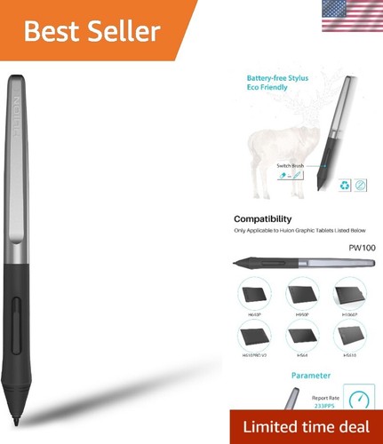 Ultra-Light PW100 Stylus with Customizable Buttons for Inspiroy H Series Tablets | eBay