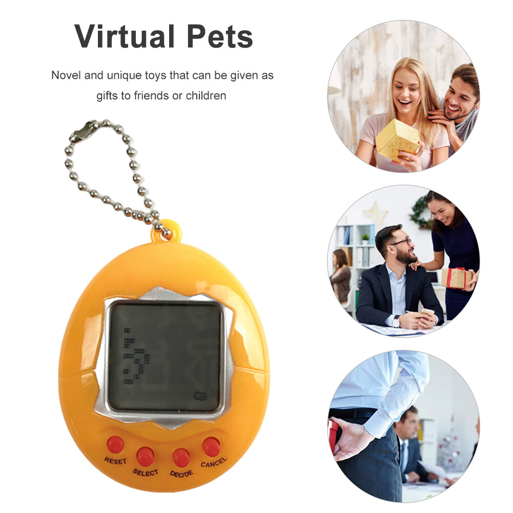 Electronic Pets Console Creative Design Gifts for Boys Girls (Yellow ...