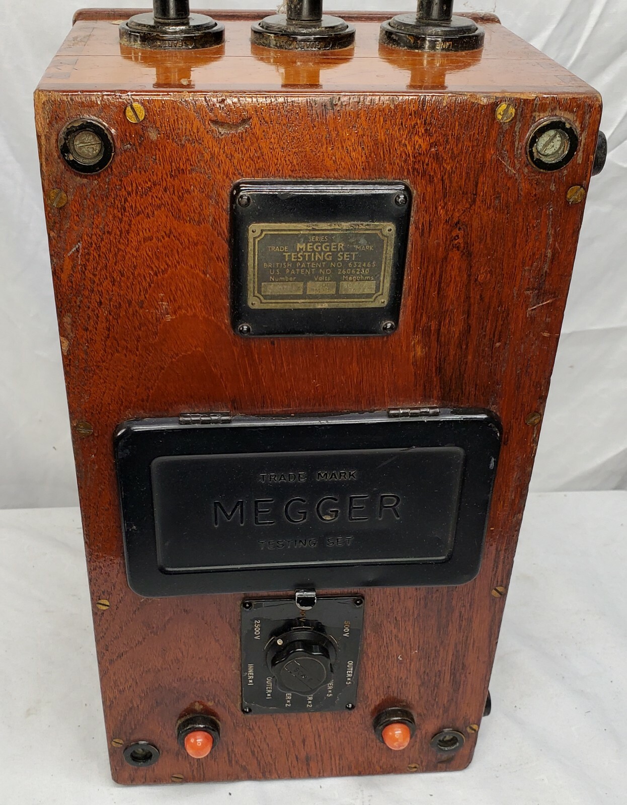 Vintage Megger Series 1 -Insulation Tester -Wood Box -Un-Tested -Parts ...