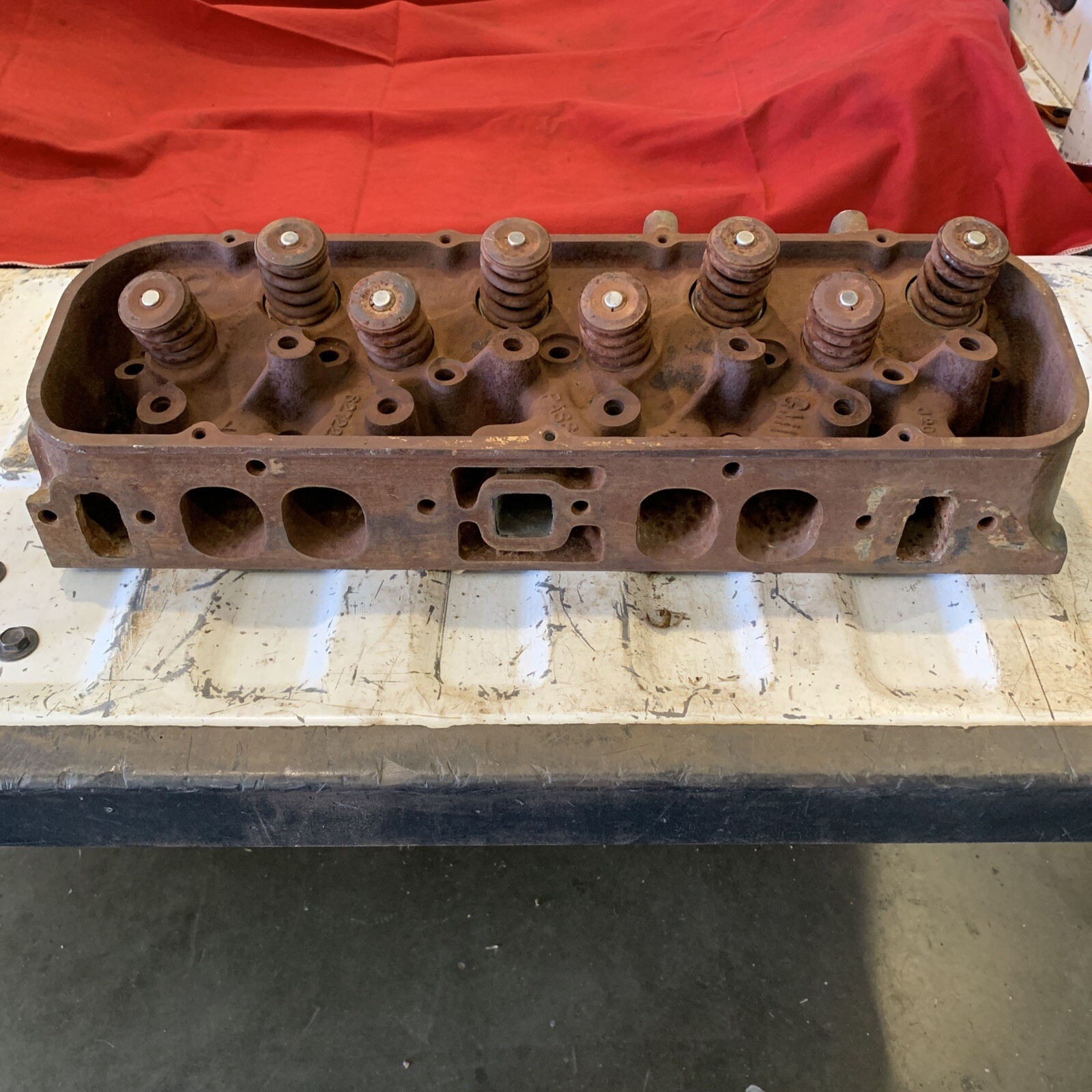 GM Cylinder Head 6272292 Date J 20 71 1972 Chevy Corvette Camaro 402 ...
