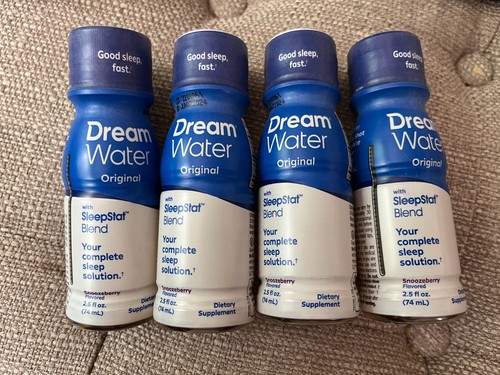 Dream Water Natural Sleep Aid Snoozeberry Liquid, 2.5 oz - 12 Count for ...