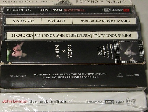 JOHN LENNON lot of 4 Cd Box Sets and 2 extras ALL Ex to NMINT condition ...