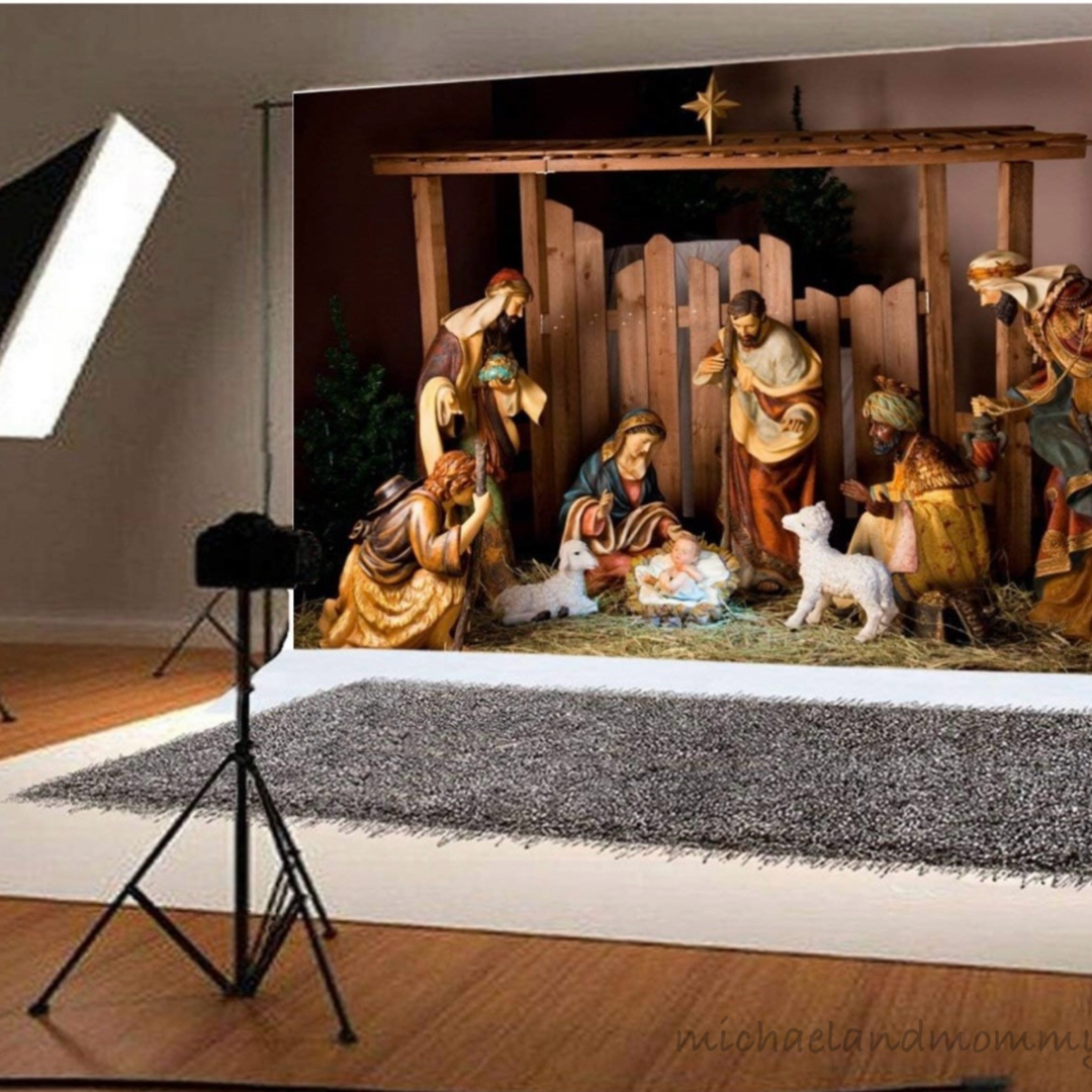 Nativity Backdrop Cloth