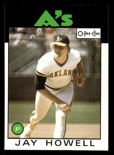 Jay Howell Oakland Athletics 1986 O-Pee-Chee #115 | eBay