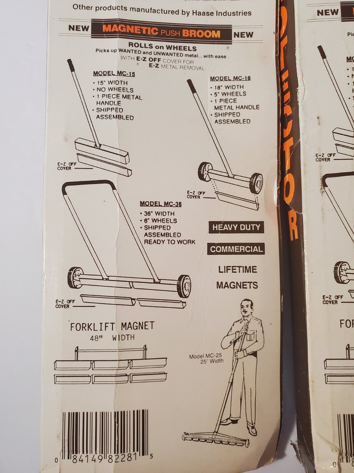 NEW-MC-6 16" Vacuum Cleaner Magnet Picks Staples, Paper Clips, Small ...
