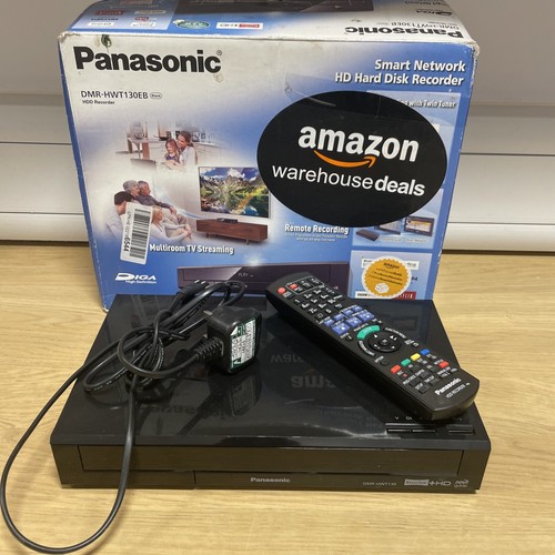 Panasonic DMR-HWT130EB HDD Freeview Tuner Recorder Boxed w/ Remote ...