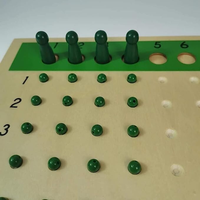Wooden Montessori math division board game (Premium Quality) | eBay