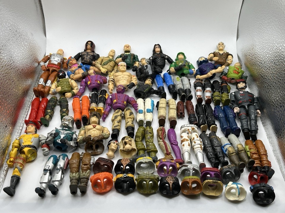 GI JOE 62 Various Parts Bundle - Hips - Legs - Torsos - Heads - Overall ...