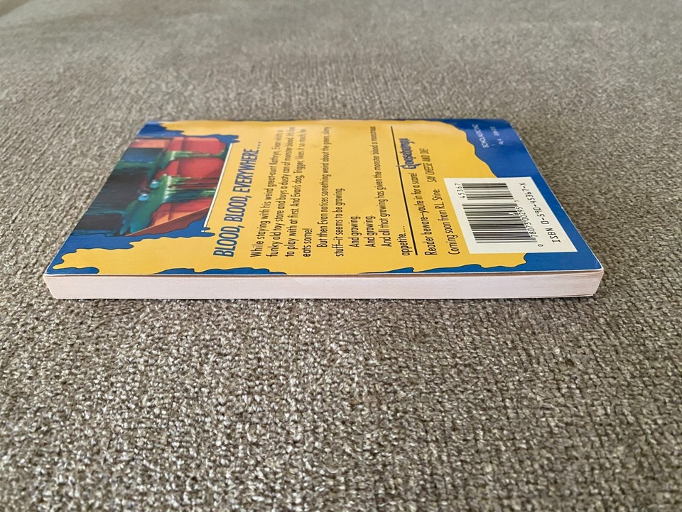 Like New Unnumbered 2nd print Goosebumps #3 Monster Blood ~ R.L. Stine ...