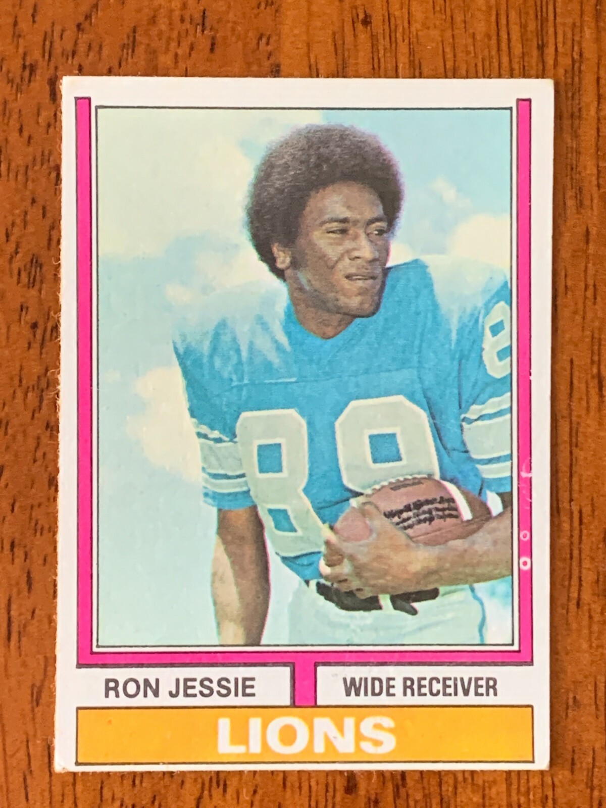 1974 Topps Football #469 - Ron Jessie, Detroit Lions - Excellent/ Mint ...