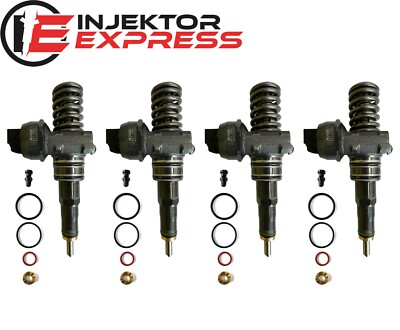 0414720039, 038130073AL 4x Bosch Pumpe Düse Einheit PDE VAG 1,9TDi ASZ ...