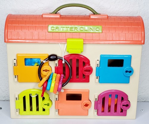 B Toys Critter Clinic Toy Vet Play Set With Accessories And 2 Animal ...