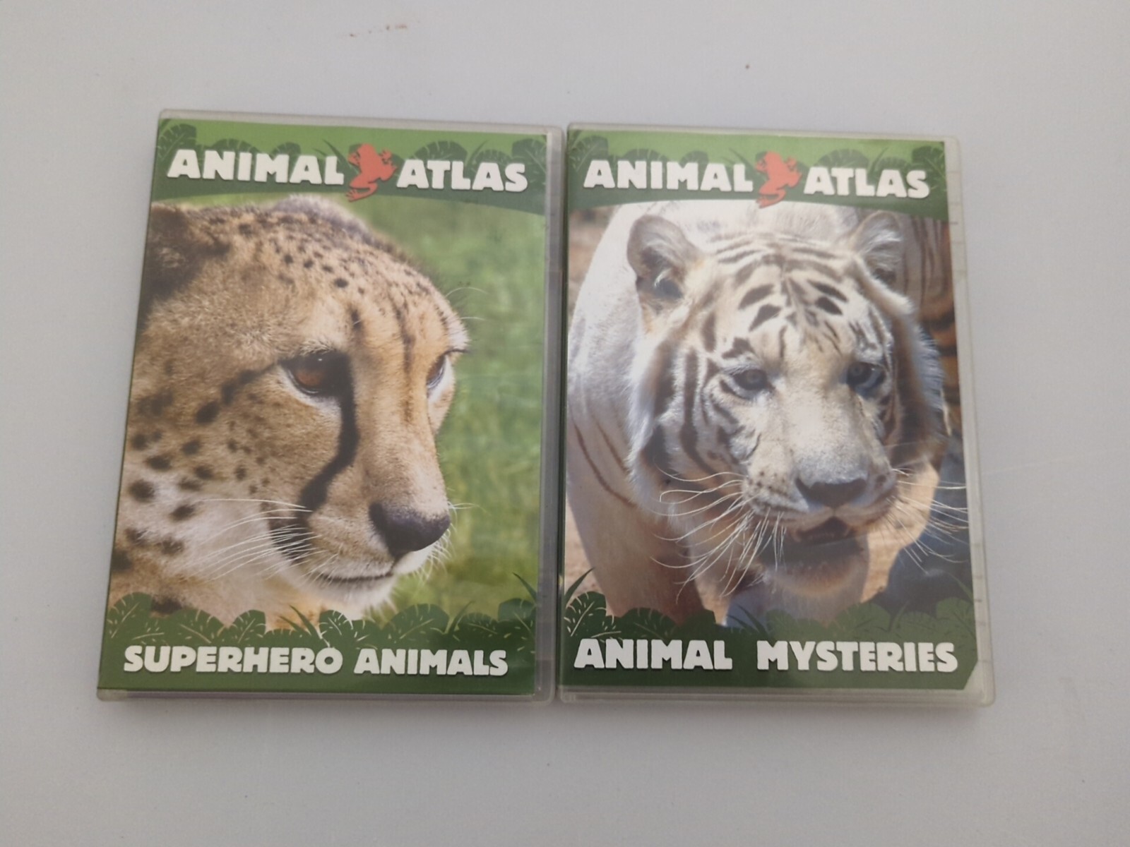 Lot Of 2 Animal Atlas DVDs: Animal Mysteries + Superhero Animals ...