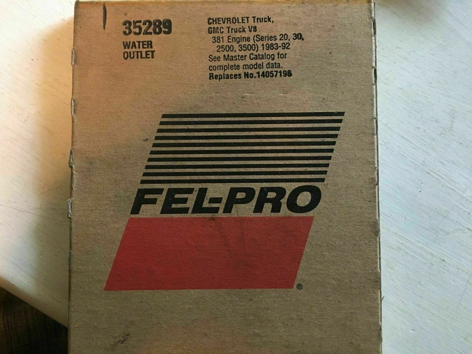 Fel-Pro 35289 Thermostat Gasket - GMC 381 V8 1983-92. B3-106 | eBay