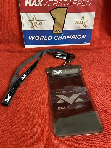 2023 F1 World Champion Red Bull Max Verstappen Lanyard Pass Holder Neck ...