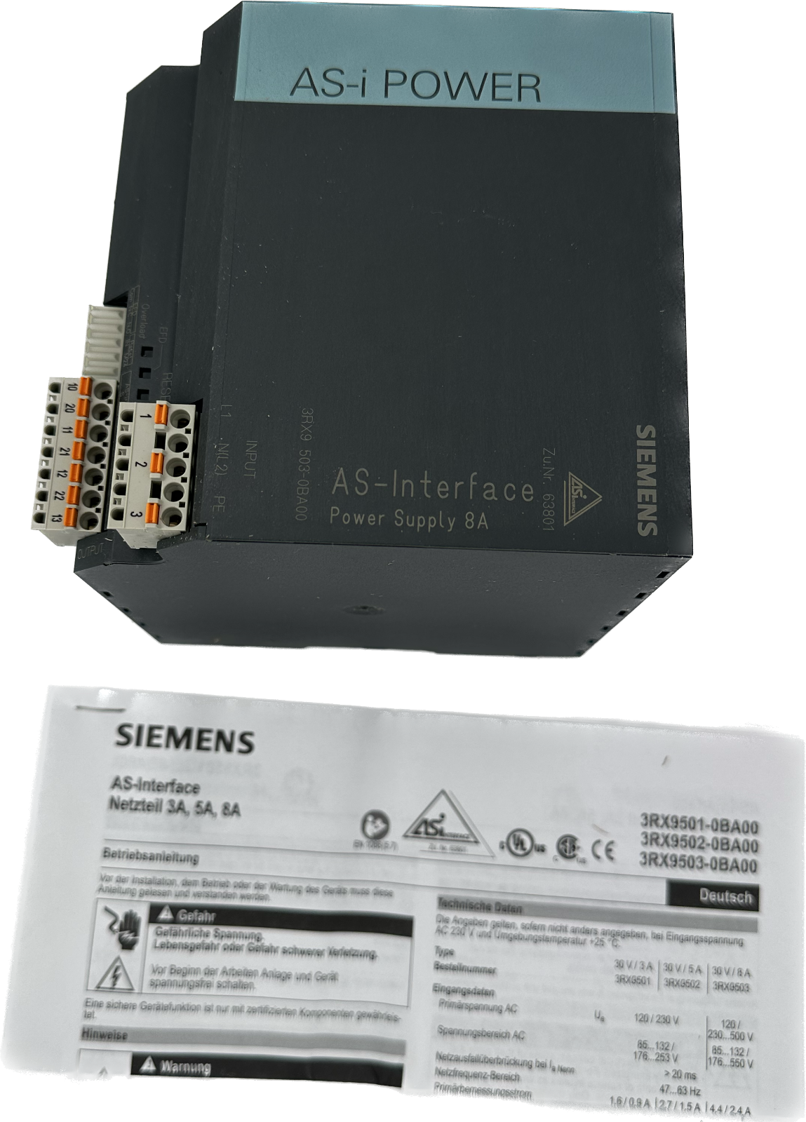 Power as-Interface as-I SIEMENS 3RX9 503-0BA00 | eBay