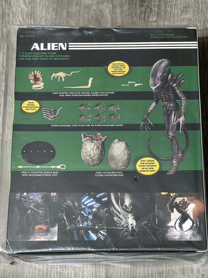 Mezco One:12 Collective Alien * Movie 1:12 Scale 7-Inch Action Figure ...