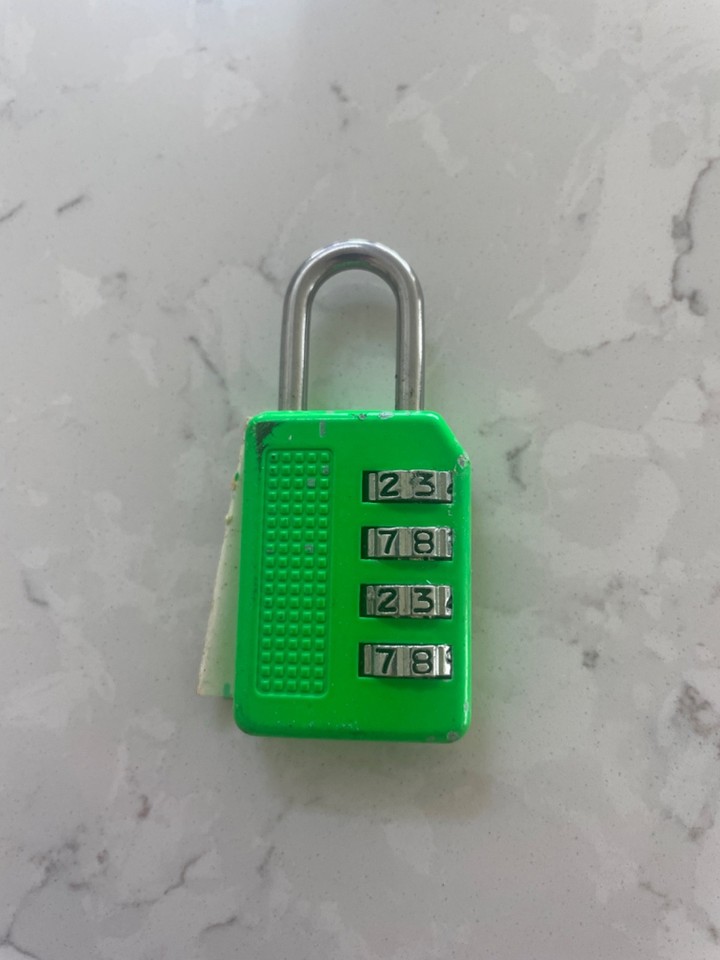 Austin House Combination Lock Fun Color Unique Combo 5050 Padlock | eBay