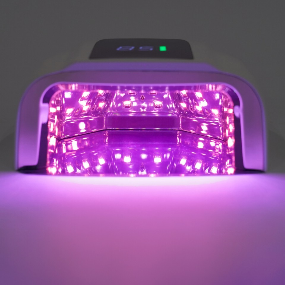 96W UV LED Cordless Nail Lamp Dryer Gel Nail Polish Curing Lamp ...